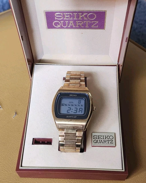 OROLOGIO VINTAGE SEIKO DIGITALE LED WORKS 0139-5029 con SCATOLA EUR 18 ...