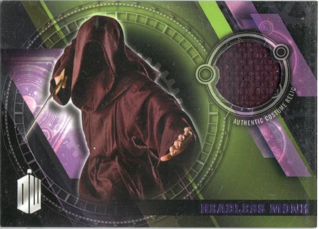 HEADLESS MONK COSTUME relic trading card- DOCTOR WHO TIMELESS #49/50 ...