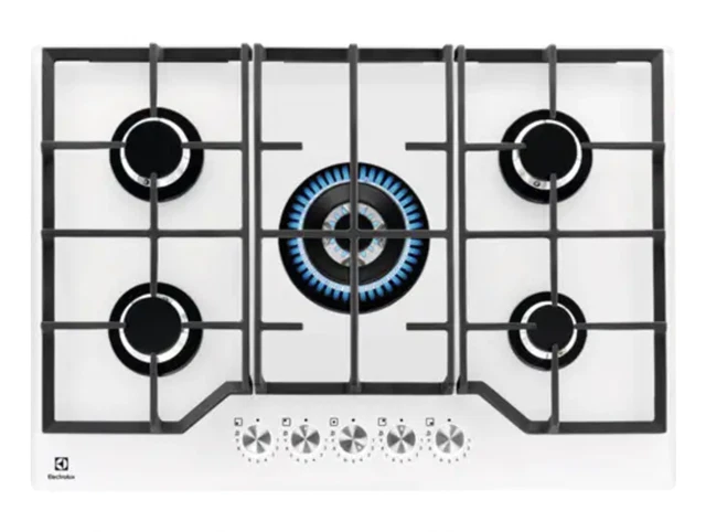 ELECTROLUX KGG75362W TABLE de Cuisson La Gaz 5 Feux 75 CM Blanc EUR 487 ...