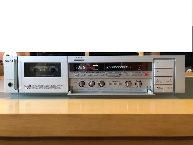 AKAI GX-F71 VINTAGE Stereo Cassette Deck 3 Head, Direct Drive, Made in ...