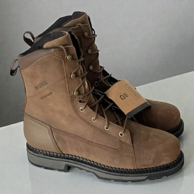RED WINGS WORX Axil 8-inch Waterproof CSA Safety Toe Work Boot Mens 10. ...
