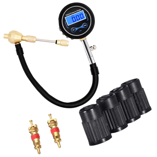 PNEUMATIC PUMP MANOMETER Socket Digital Pressure Gauge Water £17.65 ...