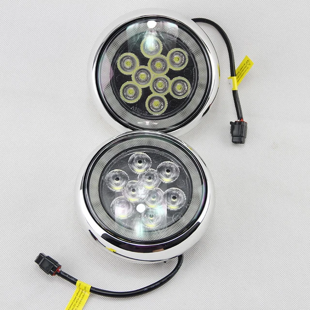 LED HALO RALLY DRL Chrome Daytime Running Lights For Mini Cooper R55 ...