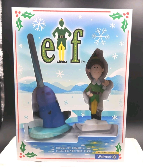 ELF: BUDDY THE ELF & NARWHAL (2025) Hallmark Christmas Ornaments ...