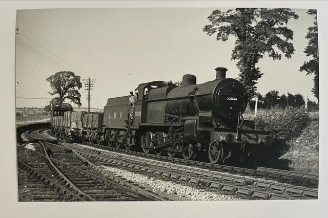 LMS RAILWAY LOCOMOTIVE Photograph - 53800 Evercreech Station D756 £5.65 ...