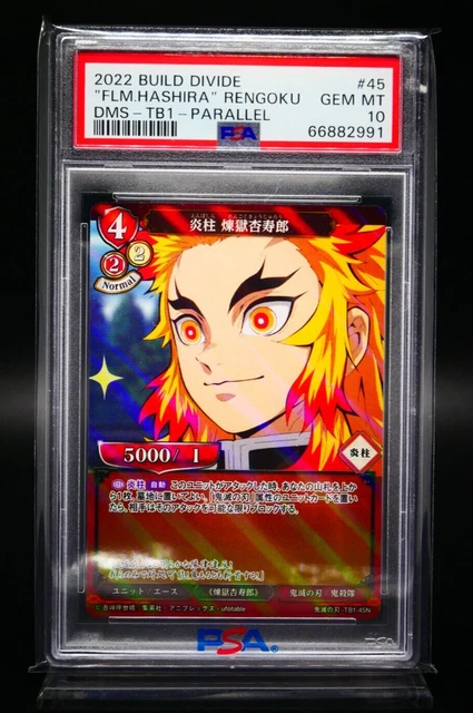 DEMON SLAYER BUILD Divide TCG Flame Hashira Rengoku Parallel - PSA 10 ...