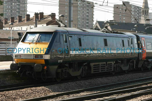 UK RAILWAY PHOTOGRAPH Of Class 91 91118. Rm91 (121) £1.70 - PicClick UK