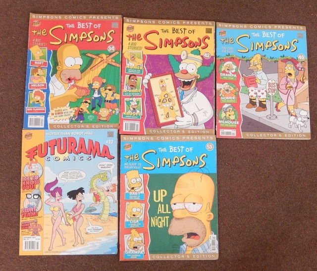 FUTURAMA COMICS SIMPSONS Magazines Bundle of 5 £4.99 - PicClick UK