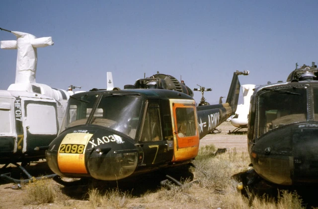 ORIGINAL AIRCRAFT SLIDE - UH-1B Iroquois - US Army 62-2098, 1975 £35.98 ...