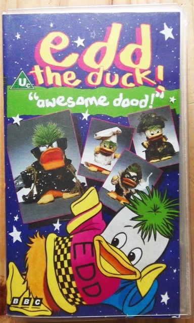 EDD THE DUCK: Awesome Dood! (RARE UK BBC VHS!) £6.99 - PicClick UK