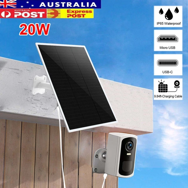 1/2/4X 20W SOLAR Panels for Eufy Eufycam Cam E/2C/E/2 Pro Wall Mount ...