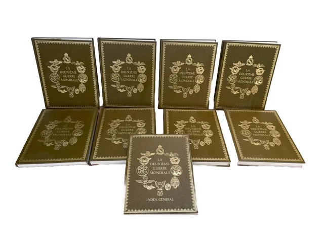 LA DEUXIEME GUERRE mondiale 8 volumes + index, Tallandier,beaufre ... LA DEUXIEME GUERRE mondiale 8 volumes + index, Tallandier,beaufre ...