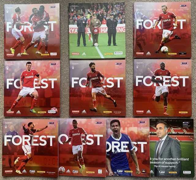 NOTTINGHAM FOREST FC 2014 2015 Home Football Programme Collection Nffc ...