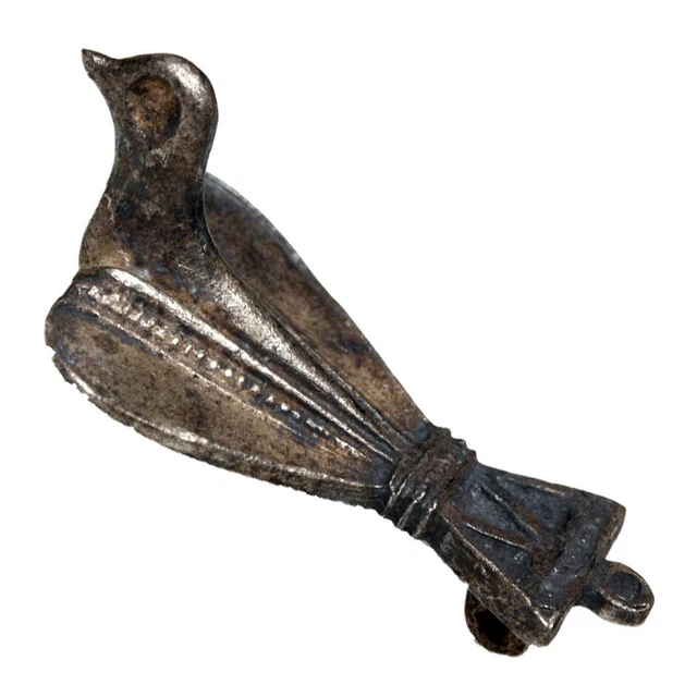 ANCIENT ROMAN SILVER Zoomorphic Fibula Brooch-DOVE-BIRD-Circa 200 AD ...
