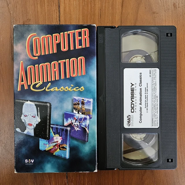 RARE HTF COMPUTER Animation Classics VHS Mick Jagger Video Early CGI ...