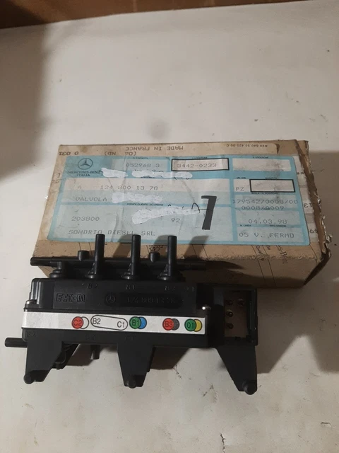 MERCEDES W124 ELECTROMAGNETIC Valve Climate Control A/C Oem 1248001378 ...