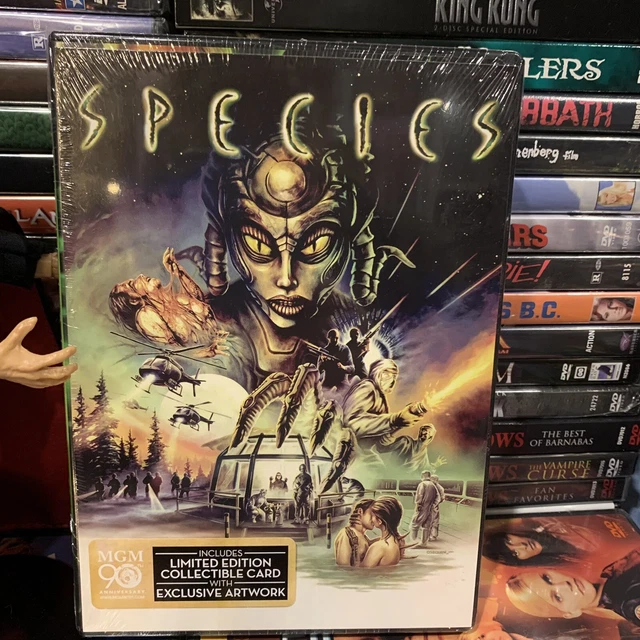 SPECIES 1995 DVD New Natasha Henstridge Collector's Card 90th Sticker Sci-Fi £24.48 - PicClick UK