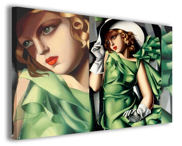 FAMOUS MODERN PAINTINGS Tamara de Lempicka Vol VIII Canvas Print ...