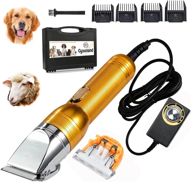 ELECTRIC PROFESSIONAL DOG Grooming Clippers, 350W Sheep Shears Pet ...
