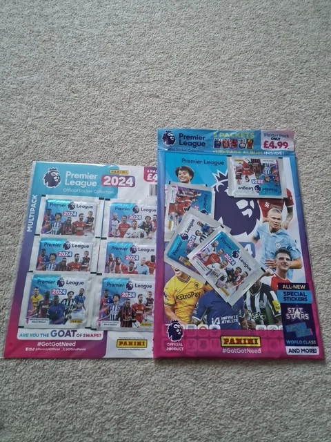 PREMIER LEAGUE 2024 Panini Sticker Collection Starter Pack Album ...