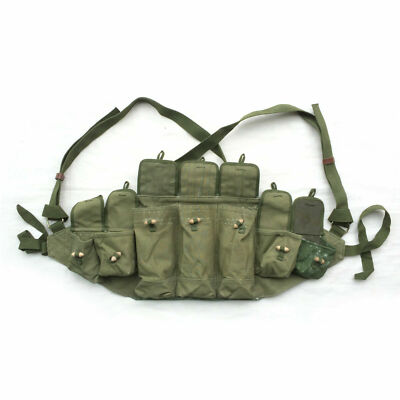ORIGINAL CHINESE MILITARY Sks Type 56 Ammo Chest-Rig Bandolier Pouch £ ...