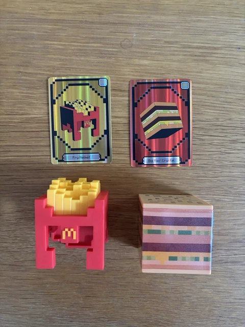 MCDONALD’S ADULTS MINECRAFT happy meal toys X2 (no Boxes) £3.83 ...