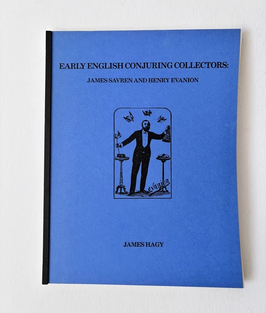 SIGNED JAMES HAGY Early English Conjuring Collectors Magic Harry ...