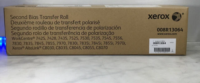 GENUINE XEROX 008R13064 Second Bias Transfer Roll WorkCentre 7830/7835 ...