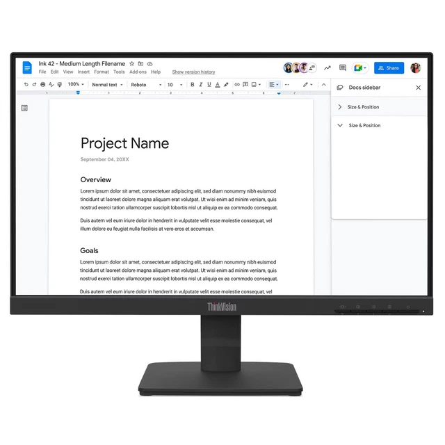 LENOVO THINKVISION S22-4E 21.5" FHD 100Hz Business Monitor - 1920x1080 ...