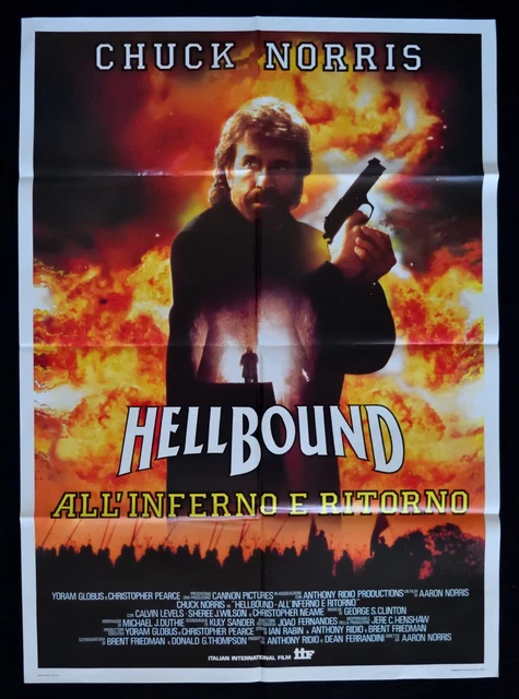 MANIFESTO HELLBOUND ALL'INFERNO Et Ritorno Chuck Norris A30 EUR 40,11 ...