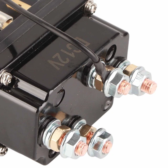 WINCH SOLENOID RELAY Contactor 12V 250A For AUT UTV SUV With 3000 ...
