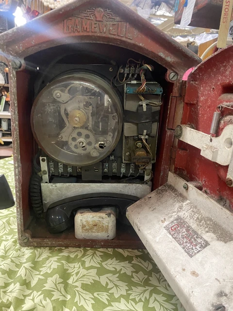 VINTAGE GAMEWELL FIRE Alarm Call Emergency Pull Box Phone Telephone £ ...