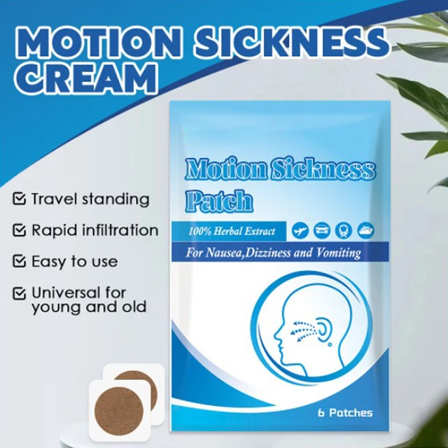 MOTION SICKNESS PATCH For Nausea Dizziness Vomiting Herbal Plaster ...