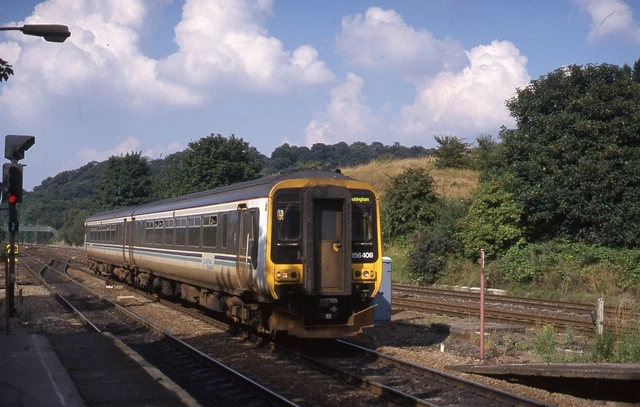 S248 Class 156 Super Sprinter Dmu 156408 Orig 35mm Railway Slide