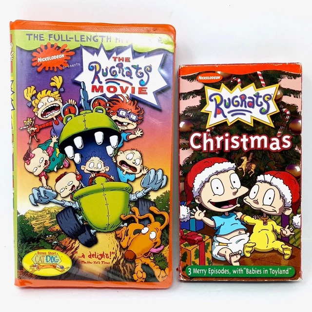 RUGRATS CHRISTMAS & The Rugrats Movie VHS Lot - Vintage Nickelodeon ...