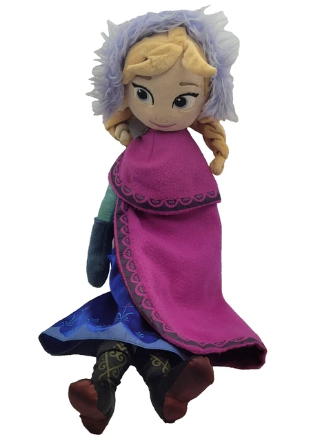 DISNEY STORE ANNA DOLL from FROZEN 20"PLUSH CUDDLY SOFT TOY DOLL DISNEY ...