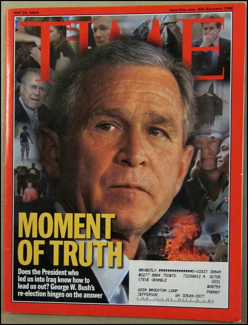 5/24/2004 TIME MAGAZINE George W Bush 2004 Election Iraq War £11.39 ...
