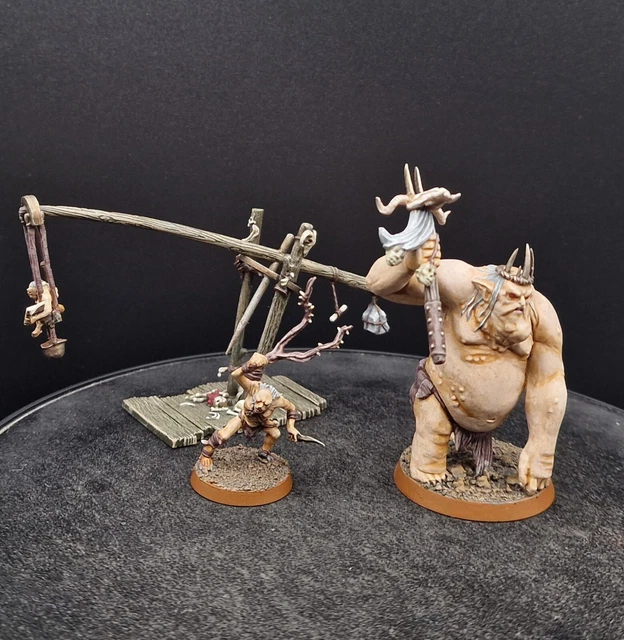 GAMES WORKSHOP THE Hobbit Goblin King+Throne Escape from Goblin Town £ ...