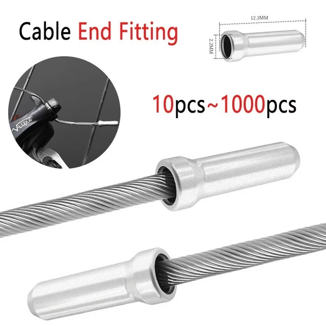 10-1000PCS MTB BIKE Brake & Shifter Inner Cable Tips - Wire End Caps ...