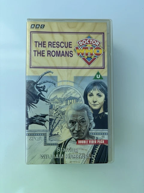DOCTOR WHO: THE Rescue/The Romans (1994 BBC VHS starring William ...
