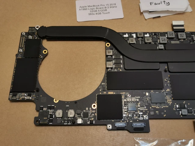MACBOOK PRO 15 2018 A1990 i9 32GB 512GB Logic Board Motherboard 820 ...