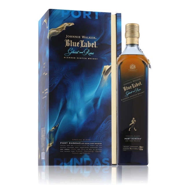 JOHNNIE WALKER BLUE Label Ghost & Rare Port Dundas Whisky 0,7l in ...