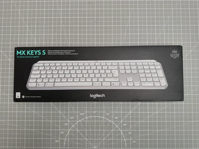 LOGITECH MX KEYS S Wireless Keyboard Backlighting Bluetooth USB C ...