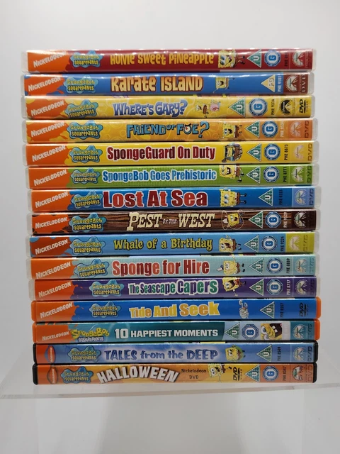 SPONGEBOB SQUAREPANTS DVD Bundle Of 15 Dvd's 125 Episodes. £49.99 ...