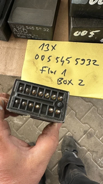 MERCEDES-BENZ W201 W124 ASD Relais Steuergerät A0055455932 EUR 59,00 ...