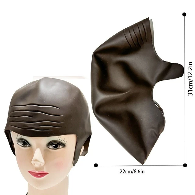 Halloween Wigs 2stk Makeup Latex Bald Caps Funny Bald Makeup Prop ...