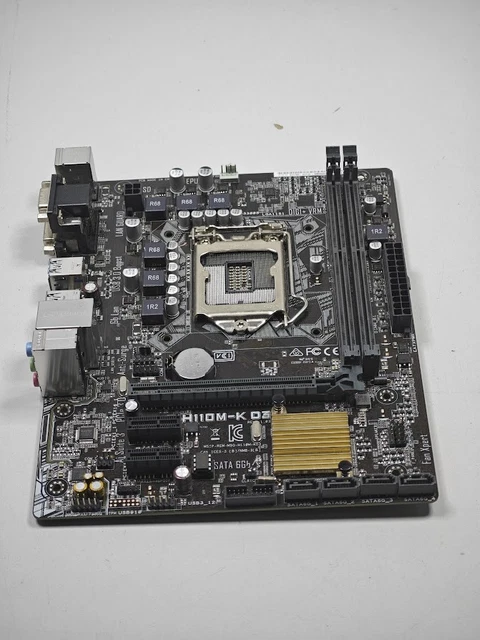 ASUS H110M-K D3 Motherboard - Used, Fully Functional £46.66 - PicClick UK