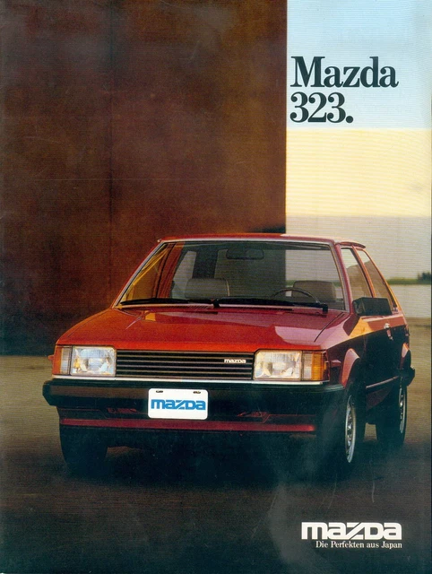 MAZDA 323 PROSPEKT 1981 10/81 D brochure prospectus broszura broschyr catalogue EUR 16,95 ...