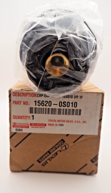 GENUINE OEM TOYOTA 15620-0S010 Oil Filter Housing Cap Assy $98.06 ...