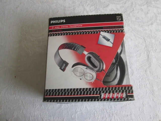PHILIPS 2 WAY Stereo Headphones Sbc 3160 £37.10 - PicClick UK